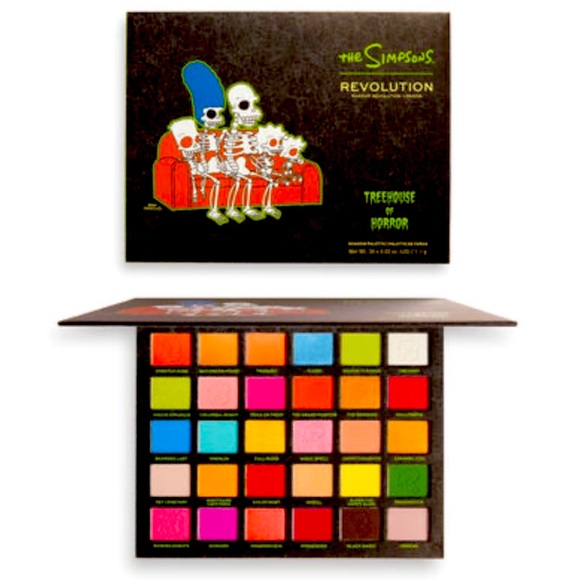 Makeup Revolution | Makeup | Simpsons Eyeshadow Palette Nib Limited ...